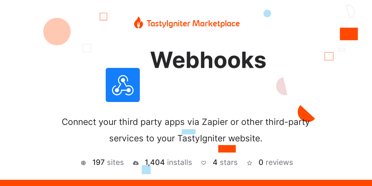 Webhooks - Extensions - TastyIgniter Marketplace